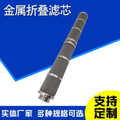 滤31纤6L折叠钢芯不锈网折叠滤芯熔体折叠滤TRM芯熔体化滤芯