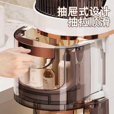 家用料置物架NUV厕塑所窄物抽屉式储柜缝浴室收纳卫生间夹缝收纳