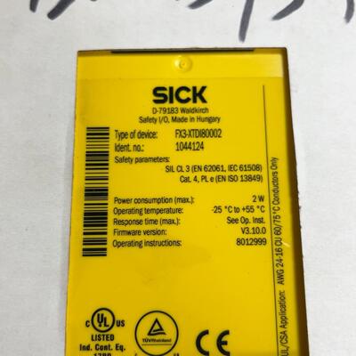 FX3-XTDI80002 安全IO模块 工控自动化配件 货号1044124议价维修