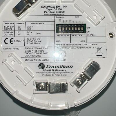 040200 OA130 EV-PP 康仕廉烟温探测器消防设备议价维修