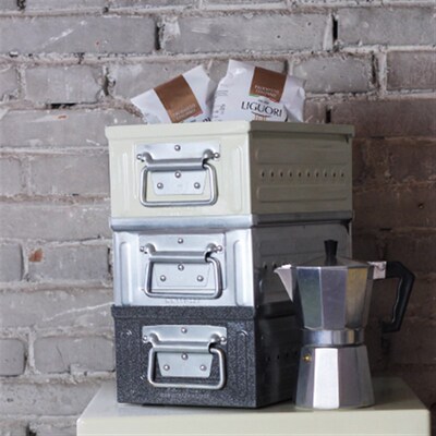 速发稻谷藏库 DUL  属收纳箱盒户外工具箱 金卧室客厅桌面整理箱