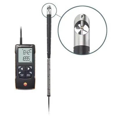 Testo 416数字16毫米叶片风速计，带应用程序连接0563 0416
