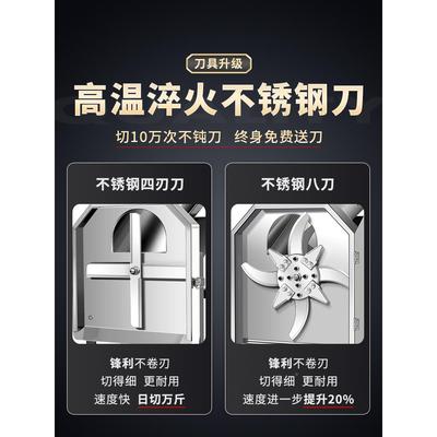 碎菜机喂鸡鸭鹅BGI碎草机牛草机切铡草机养殖型小家用猪草秸秆粉