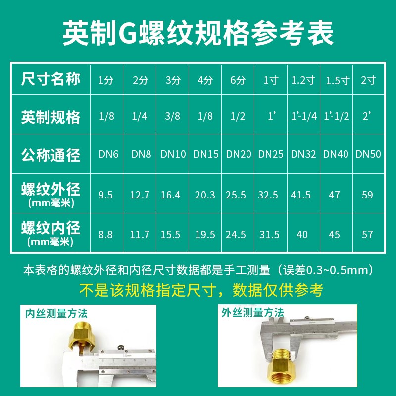 铜弯头接头4分6分90度弯管内外丝变径双内双外1分2分3分1寸水管件