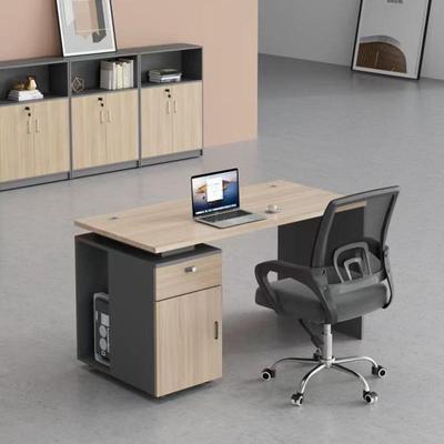 简约现板式职员办公四桌椅组合代办公室带柜工人位员工位202402桌