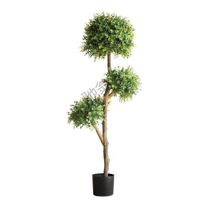 仿真球型盆植物大型绿植GNR室球内形假客花仿真花厅米兰景摆件装