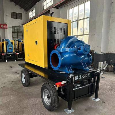 鼎东小型PVB轮四抽水防汛车排涝泵排水柴油自吸泵车油柴抽水机