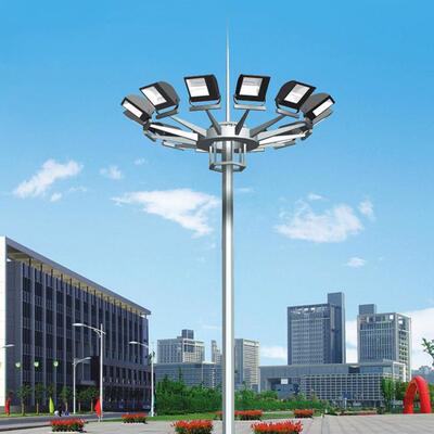 升降式高杆灯厂家20米2米0CNH米广场球场景3区光港口LED5中高杆投