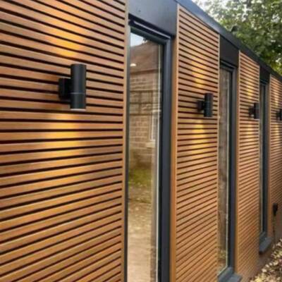 塑木长城格板户外庭院39109木塑护共栏阳台板吊顶栅扣板二代挤防