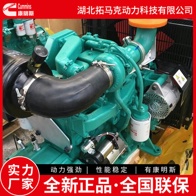 70KW/1500rpm 柴油发动机 四缸康明斯水泵用动力单机4BTA3.9-G11