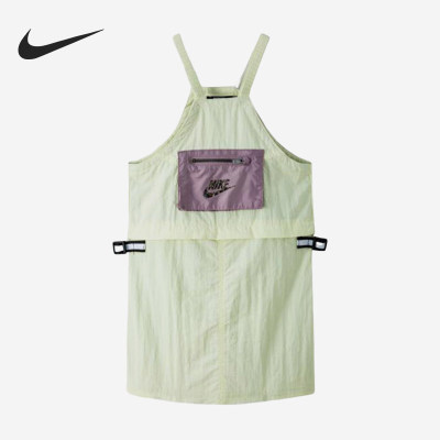 Nike耐克正品小童背带宽松短款A字无袖运动连衣裙FB2631-303