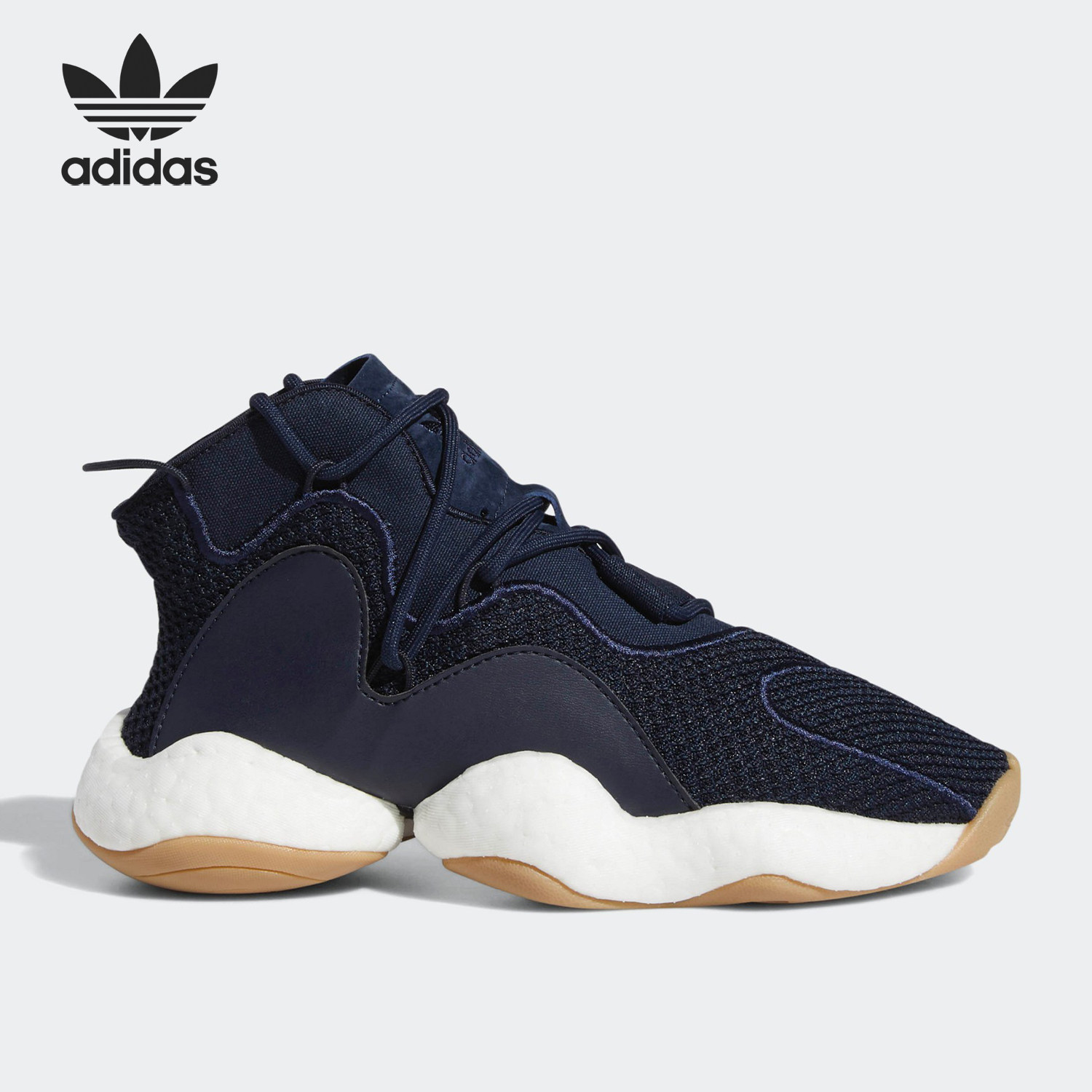 Adidas/阿迪达斯正品当季新款三叶草CRAZY BYW J大童休闲鞋F34358