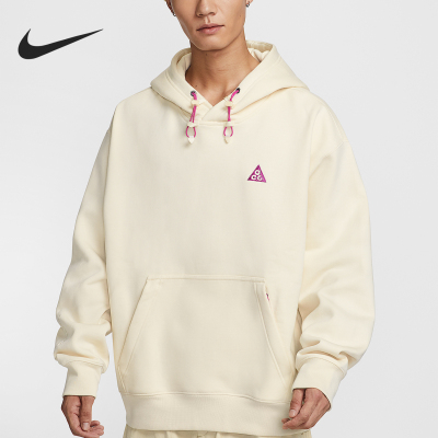 Nike/耐克正品2025秋季款男士休闲加绒套头连帽卫衣IM9347-113