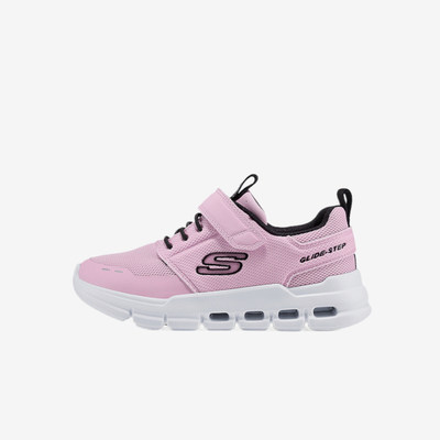 Skechers斯凯奇正品Air-Cooled大童魔术贴透气休闲鞋303677L-LTPK