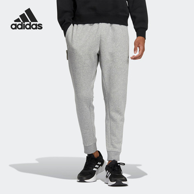 Adidas/阿迪达斯正品秋冬新款男子加绒束脚运动九分裤IB2727