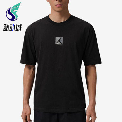 Nike/耐克正品JORDANFlight新款男黑色亲肤经典短袖T恤IF3065-010