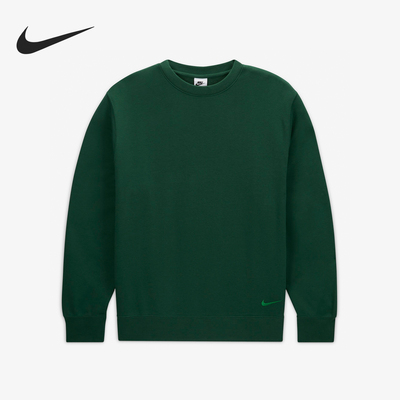 Nike/耐克正品简约男士刺绣经典宽松圆领套头卫衣FB7223-341