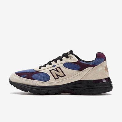 New Balance新百伦正品男款复古舒适耐磨低帮跑步鞋MR993ALL