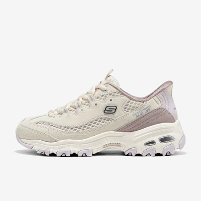 Skechers斯凯奇正品D'LITES女款潮流绑带低帮休闲鞋150868-NTPR