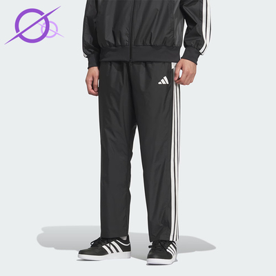 Adidas/阿迪达斯正品EsentialEsential新款男经典黑休闲裤KF3680