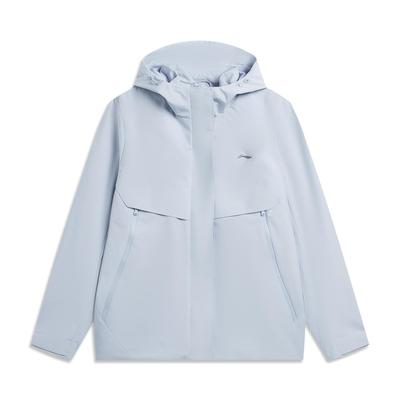 李宁正品CF溯女子防泼水宽松保暖三合一运动连帽夹克外套AWBV092