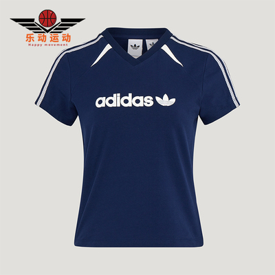 Adidas/阿迪达斯正品三叶草BLKTWT-SHIRT新款女经典短袖T恤KU4762
