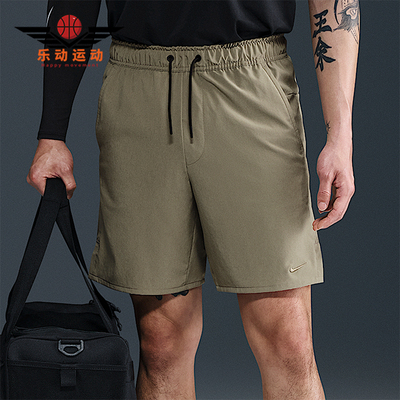 Nike/耐克正品Dri-FIT男士透气梭织跑步训练瑜伽短裤DV9341-320