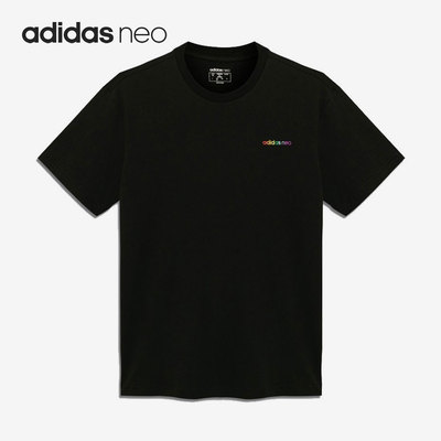 Adidas/阿迪达斯正品 U PD TEE1 男女舒适休闲短袖T恤 H65034