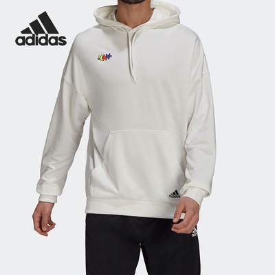 Adidas/阿迪达斯正品当季新款男子简约宽松连帽卫衣H61132