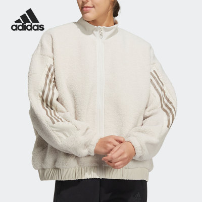 Adidas/阿迪达斯正品 WARM 3S 女子舒适运动夹克外套 HM7456