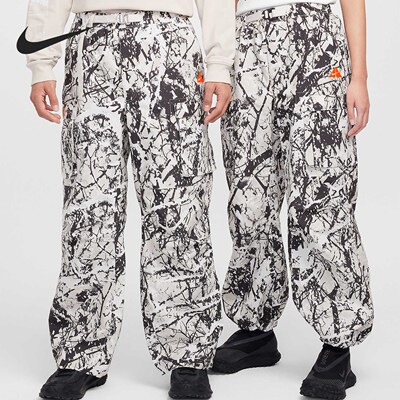 Nike/耐克正品STORM-FIT ACG男女梭织宽松印花长裤FV8842-104