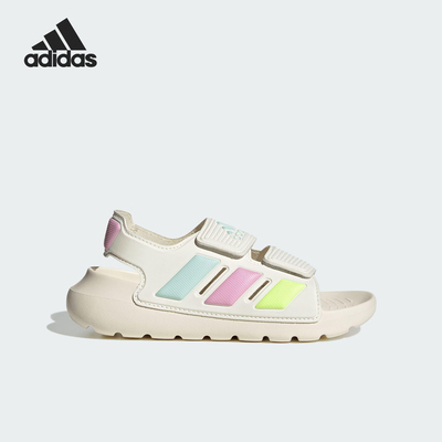 Adidas/阿迪达斯正品ALTASWIM大童透气魔术贴轻便凉鞋JI3062
