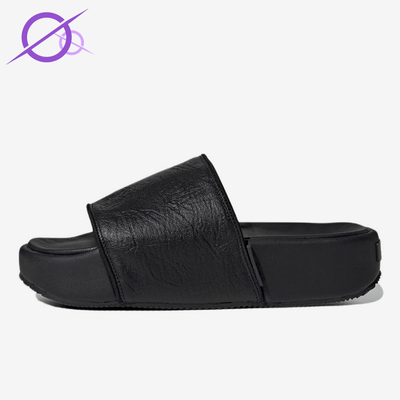 Adidas/阿迪达斯正品男女同款运动休闲厚底一字拖鞋GW8631