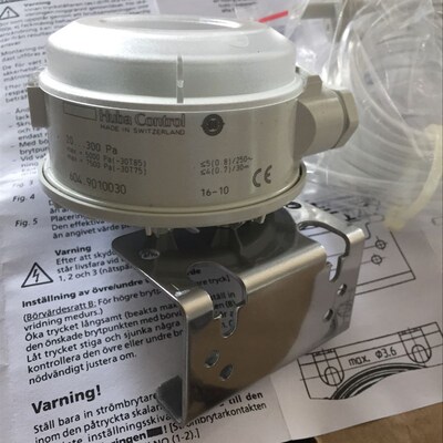 HUBA 604.X压力传感器开关604.9010030  20...300PA,100-1000PA