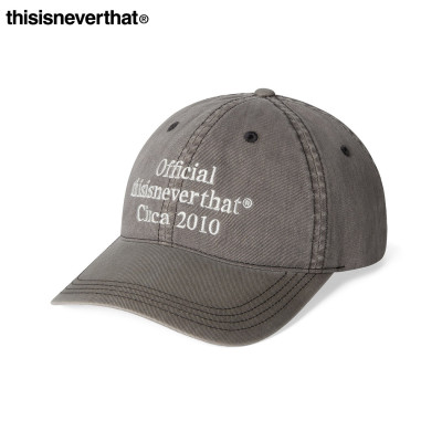 thisisneverthat® Overdyed Times Cap 26年潮流鸭舌帽时尚男女