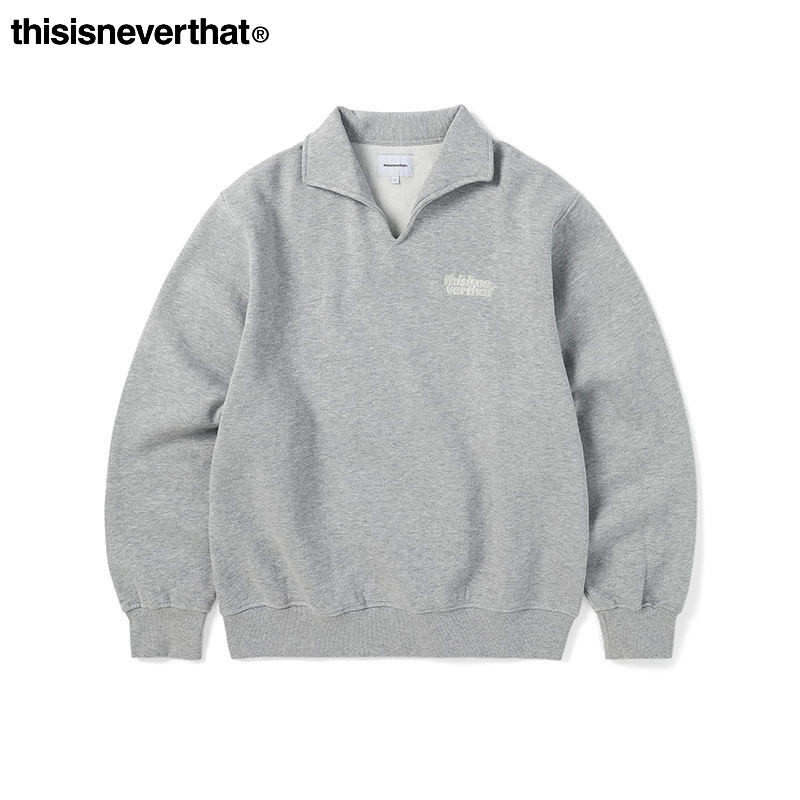 thisisneverthat®Open Collar Sweatshirt秋冬新款开领卫衣