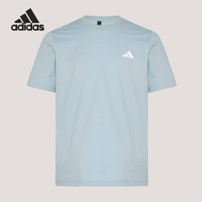 Adidas/阿迪达斯正品S SMALL LOGO T男女透气通勤T恤KU6402