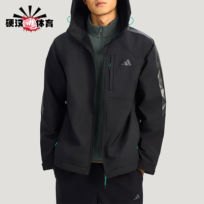 Adidas/阿迪达斯正品2025男士多口袋抓绒保暖户外运动外套KR2496