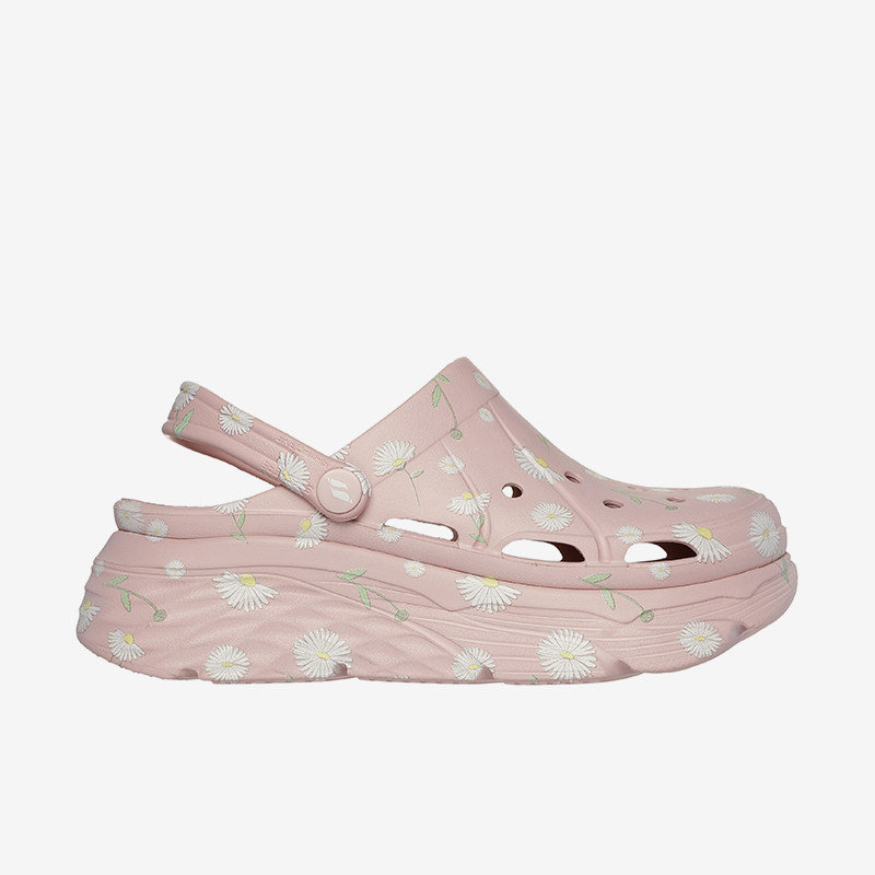 Skechers/斯凯奇正品新款女士一脚蹬时尚沙滩凉鞋厚底洞洞鞋