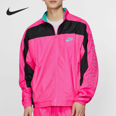 Nike/耐克正品 x ATMOS 联名男子黑粉拼接运动夹克外套CD6132-011