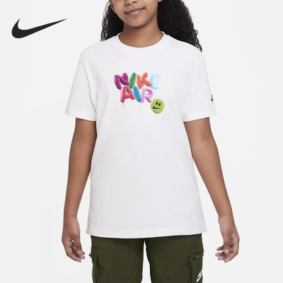 Nike/耐克正品夏季新款大童透气运动短袖T恤FD0853-100