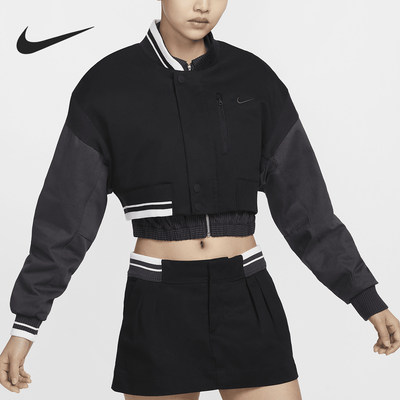 Nike/耐克正品当季新款女士梭织短款休闲夹克外套FN2315-010