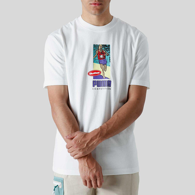 Puma/彪马正品BUTTER GOODS男士图案休闲圆领短袖534058-52