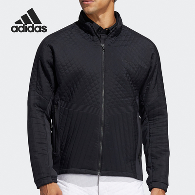 Adidas/阿迪达斯正品男子立领高尔夫训练运动夹克外套 FS6957