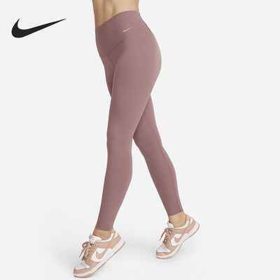 Nike/耐克正品春季女士弹力透气训练运动紧身长裤DQ6014-208