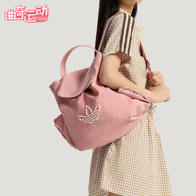 Adidas/阿迪达斯正品三叶草女士时尚运动手提双肩背包KW1271