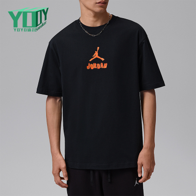Nike/耐克正品JORDAN男士针织圆领运动透气经典短袖T恤IR6309-010