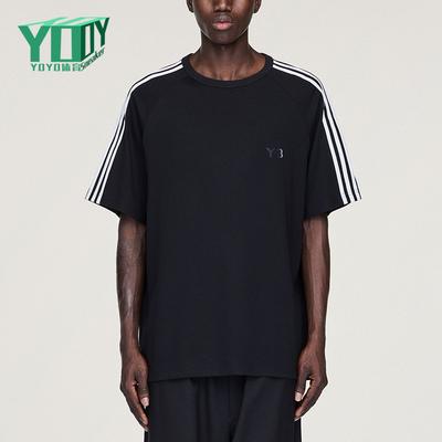 Adidas/阿迪达斯正品Y-3男女经典简约圆领透气短袖T恤JW7352