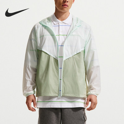 Nike/耐克正品Windrunner 男士拉链轻盈经典外套IO9628-394