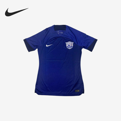 Nike耐克正品中超沧州雄狮球员版V领短袖比赛服足球DO7478-455